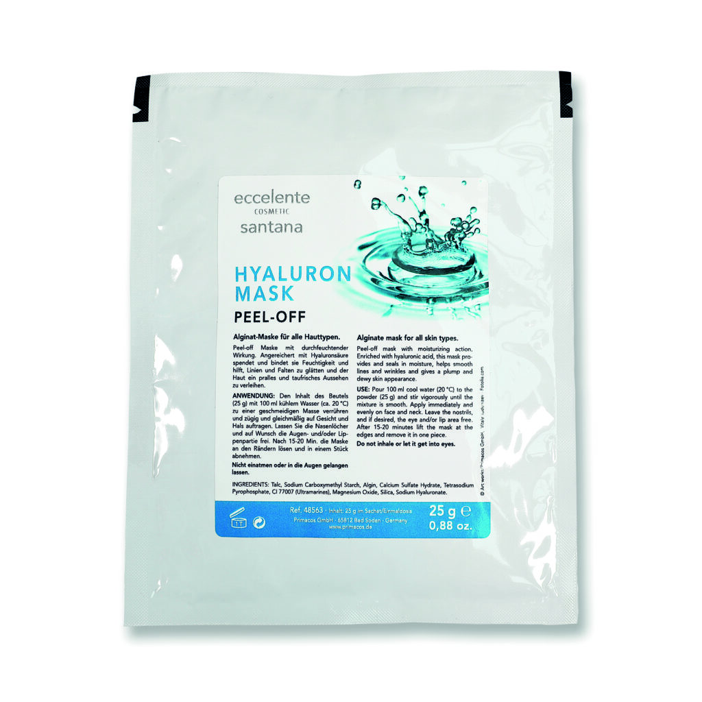 Santana Hyaluron Peel-off Maske 25g - Frank Kosmetik